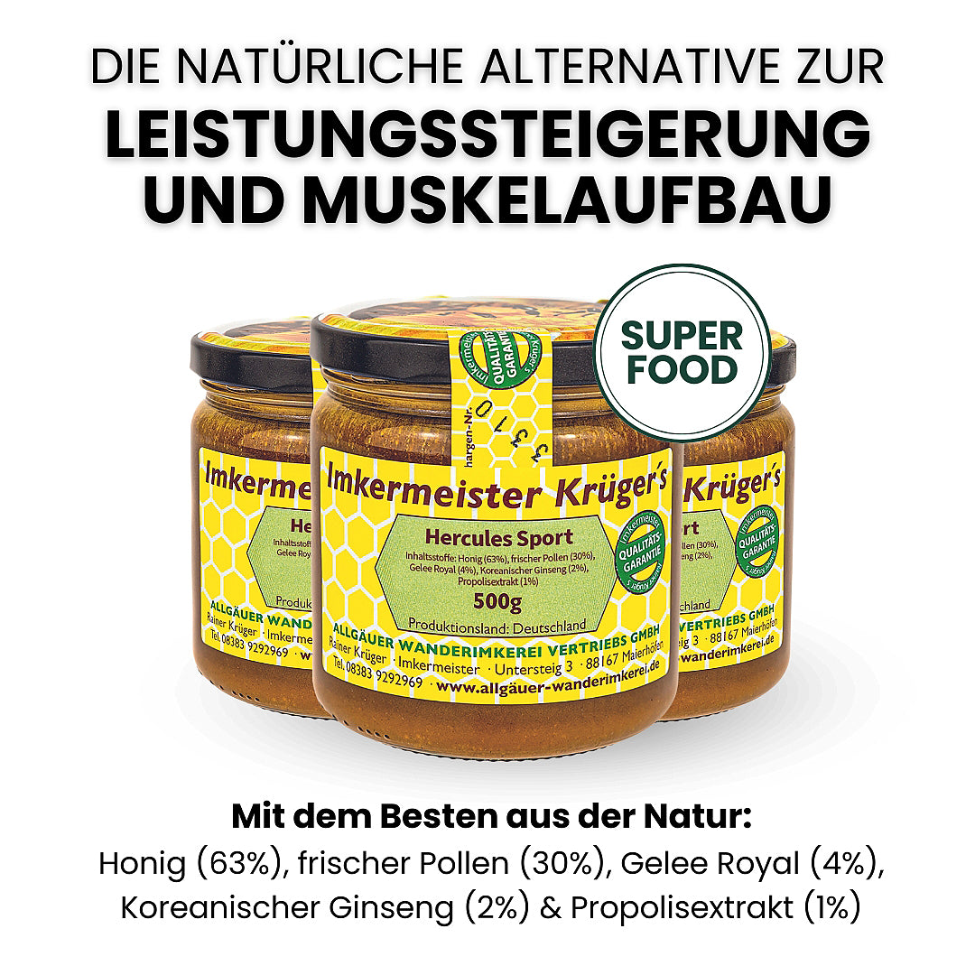 Hercules Sport 500g – Allgäuer Wanderimkerei