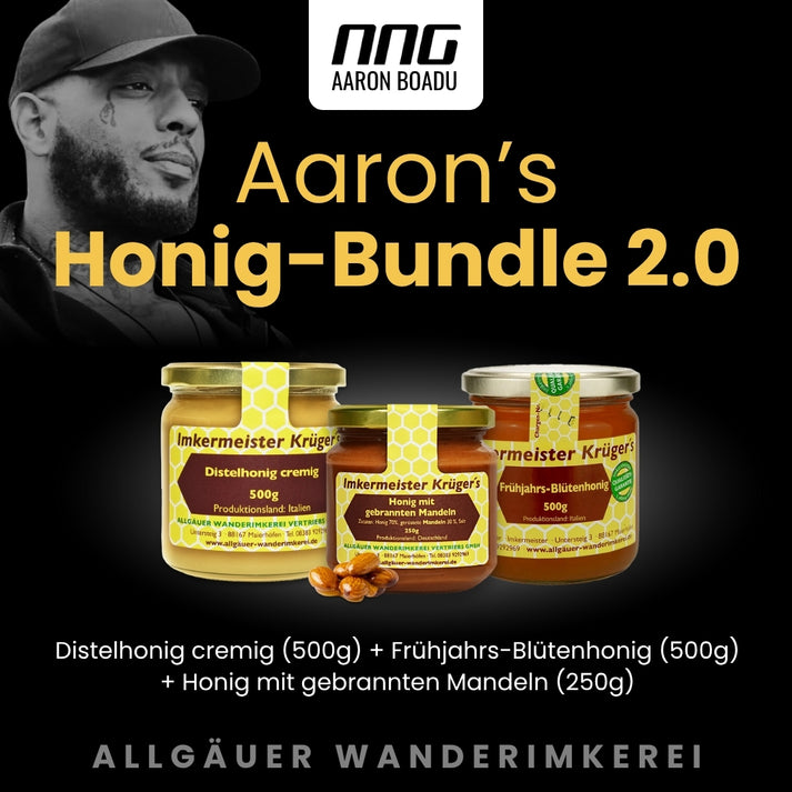 Aaron’s Honig-Bundle – 100% Imker Naturprodukte – Allgäuer Wanderimkerei