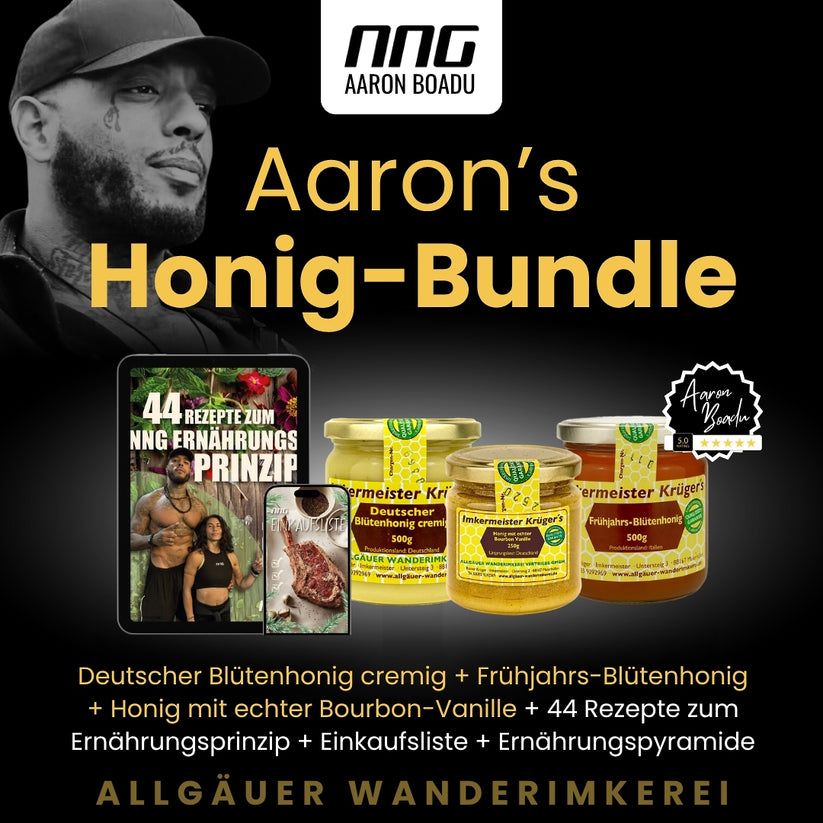 Aaron’s Honig-Bundle – 100% Imker Naturprodukte – Allgäuer Wanderimkerei