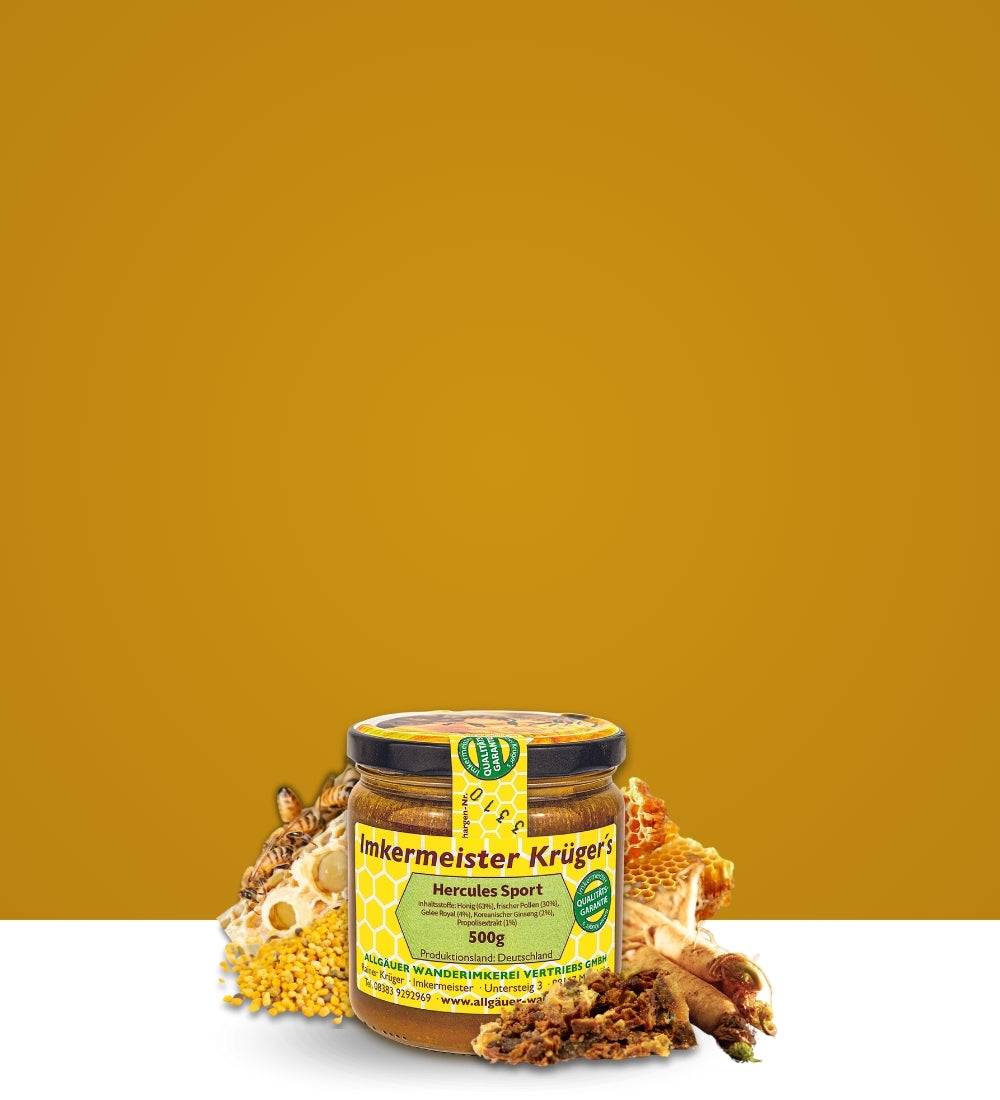 HERCULES Sport – 100% Naturprodukt – Allgäuer Wanderimkerei